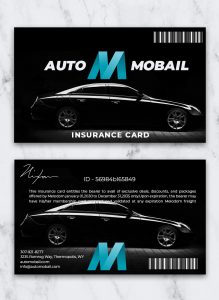 10+ Automobile Insurance Card example psd design | room surf.com