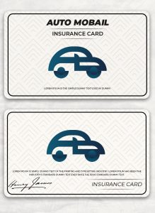 10+ Automobile Insurance Card example psd design | room surf.com