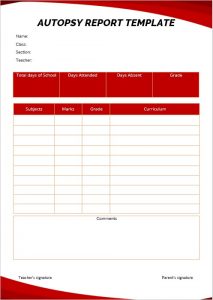 10+ Autopsy Report Template | room surf.com