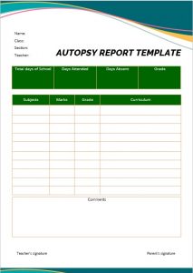 10+ Autopsy Report Template | room surf.com