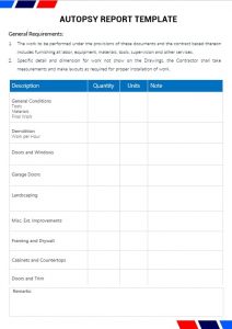 10+ Autopsy Report Template | room surf.com