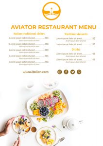10+ Aviator Restaurant Menu free template in PSD | room surf.com