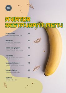 10+ Aviator Restaurant Menu free template in PSD | room surf.com
