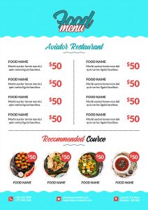10+ Aviator Restaurant Menu free template in PSD | room surf.com
