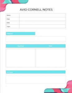 10+ Avid Cornell Notes Template | room surf.com