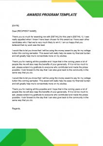 10+ Awards Program Template | room surf.com