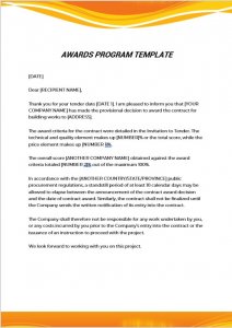 10+ Awards Program Template | room surf.com