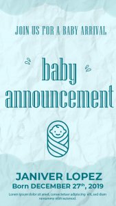 10+ Baby Announcement template free psd | room surf.com