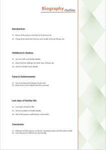 10+ Biography Outline Template | room surf.com