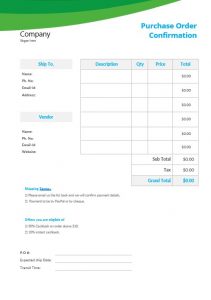 10+ Online Order Confirmation Template | room surf.com