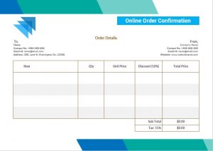 10+ Online Order Confirmation Template | room surf.com