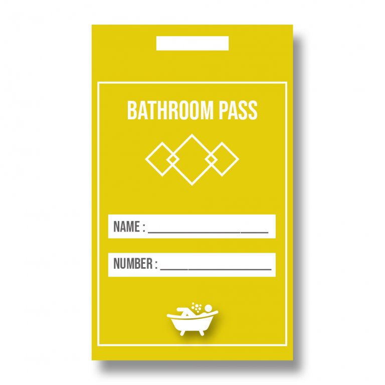 10+ Printable Bathroom Pass template photoshop | room surf.com