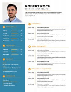 10+ Printable Beginner Actor Resume template photoshop | room surf.com