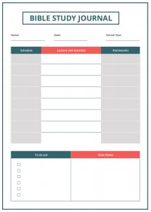 5+ Bible Study Journal template free psd | room surf.com