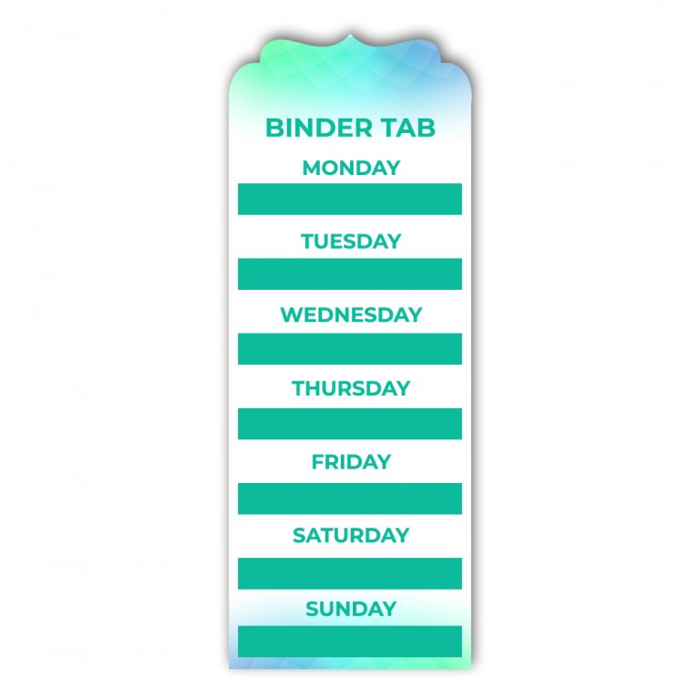 10+ Printable Binder Tab psd template free | room surf.com