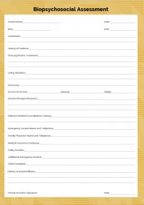 10+ Printable Biopsychosocial Assessment Template | room surf.com