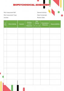 10+ Printable Biopsychosocial Assessment Template | room surf.com