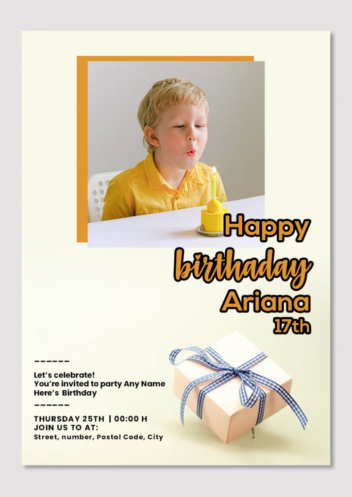 10+ Printable Birthday Flyer psd template free | room surf.com