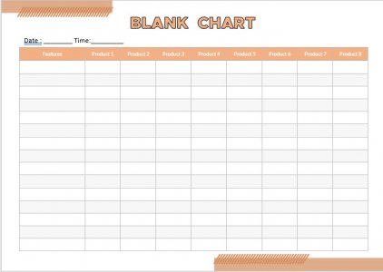 10+ Printable Blank Chart Template | room surf.com
