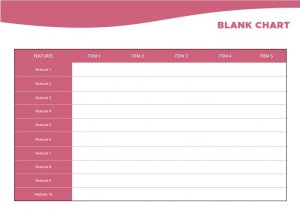 10+ Printable Blank Chart Template | room surf.com