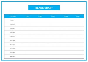 10+ Printable Blank Chart Template | room surf.com