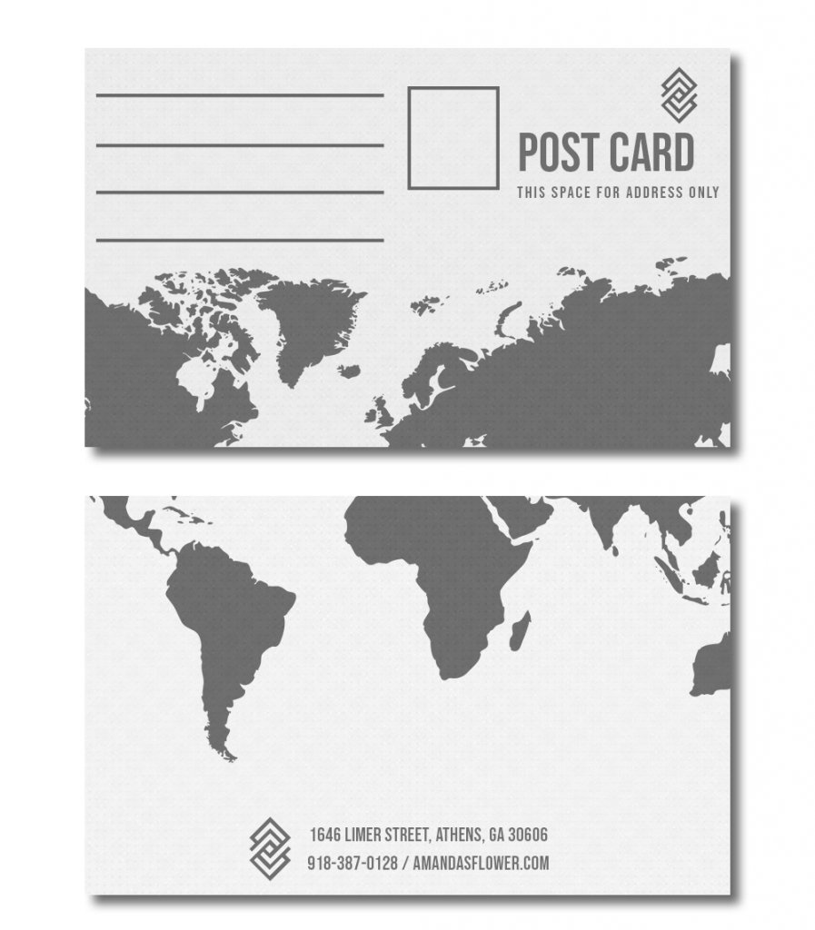 10+ Printable Blank Postcard in psd photoshop | room surf.com
