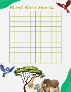 5+ Printable Blank Word Search template photoshop | room surf.com