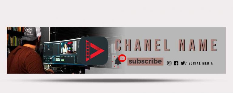 10+ Printable Blank Youtube Banner in psd photoshop | room surf.com