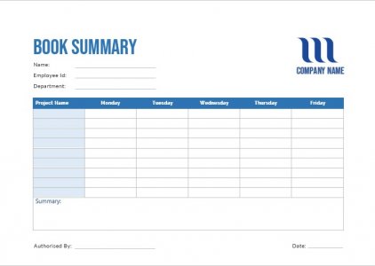 10+ Printable Book Summary Template | room surf.com