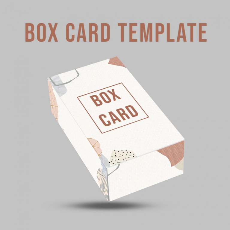 10+ Printable Box Card template photoshop | room surf.com