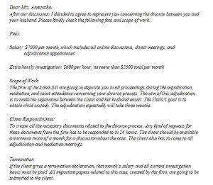 How to Write A Fee Agreement Letter and Its Template | room surf.com