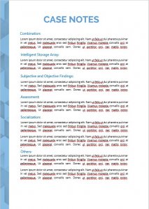 10+ Printable Case Notes Template | room surf.com