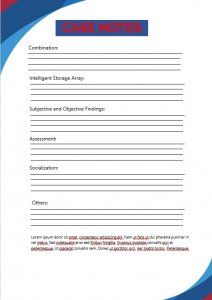 10+ Printable Case Notes Template | room surf.com