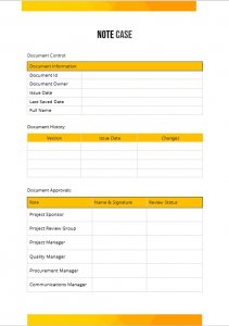 10+ Printable Case Notes Template | room surf.com