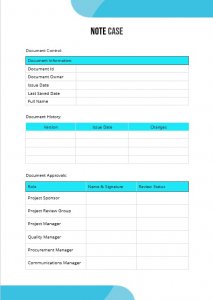 10+ Printable Case Notes Template | room surf.com