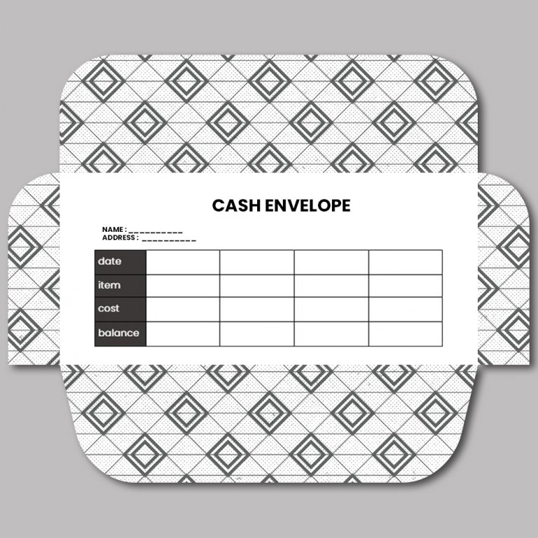 10+ Printable Cash Envelope in psd photoshop | room surf.com