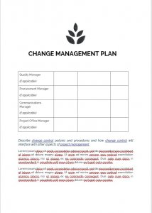 5+ Change Management Plan Template | room surf.com