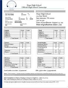 5+ College Transcript Template | room surf.com