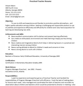 10+ Simple Teacher Resume | room surf.com