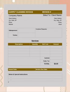 10+ Printable Invoice Template for Your Business Need | room surf.com