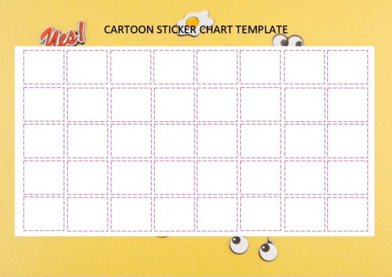 10+ Printable Sticker Chart Template for Child Development | room surf.com