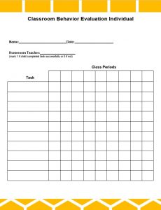 10+ Printable Behavior Charts Template for Adults, Kids, and All Age ...