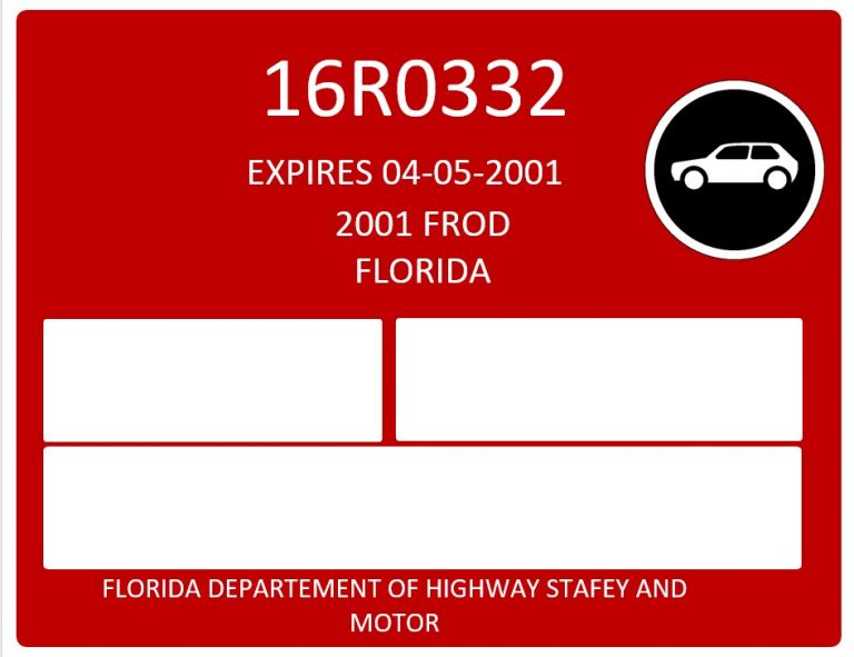10+ Several Designs of Printable License Plate Template | room surf.com