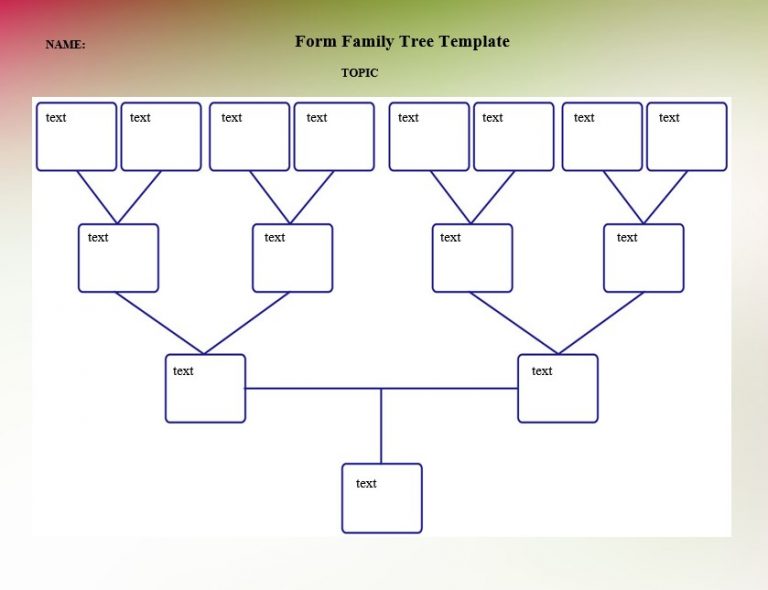 10+ The Best Printable Family Trees Templates to Trace Your Ancestry ...