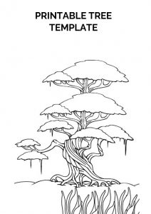 4+ Printable Tree Templates to Use on Art and Craft Projects for Kids ...