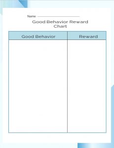 8+ Behavior Chart Printable Template | room surf.com