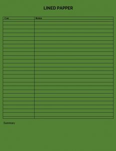 8+ The Printable Lined Paper Template for Many Kinds of Use | room surf.com