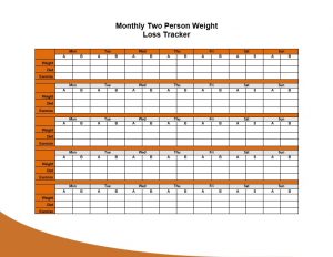 10+ Printable Weight Loss Graph Templates to Help You Keeping Track of ...