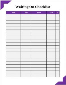 10+ Printable Check List Template to Check and Recheck Your Activity ...