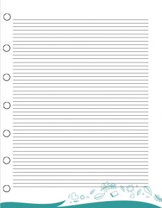 9+ Template Printable Notebook Paper for Personal Use and Business ...